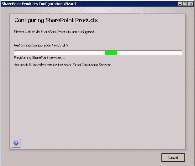 SharePoint PitStop: Running SharePoint Configuration Wizard