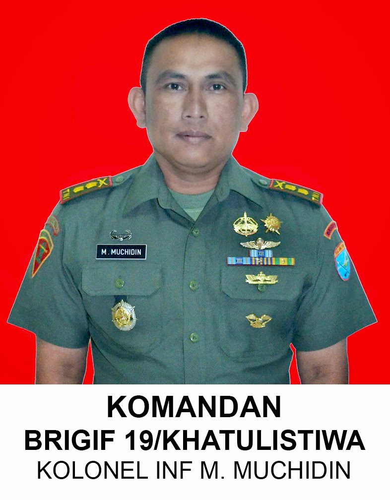 BRIGIF 19 KHATULISTIWA: KOMANDAN BRIGIF 19/KH