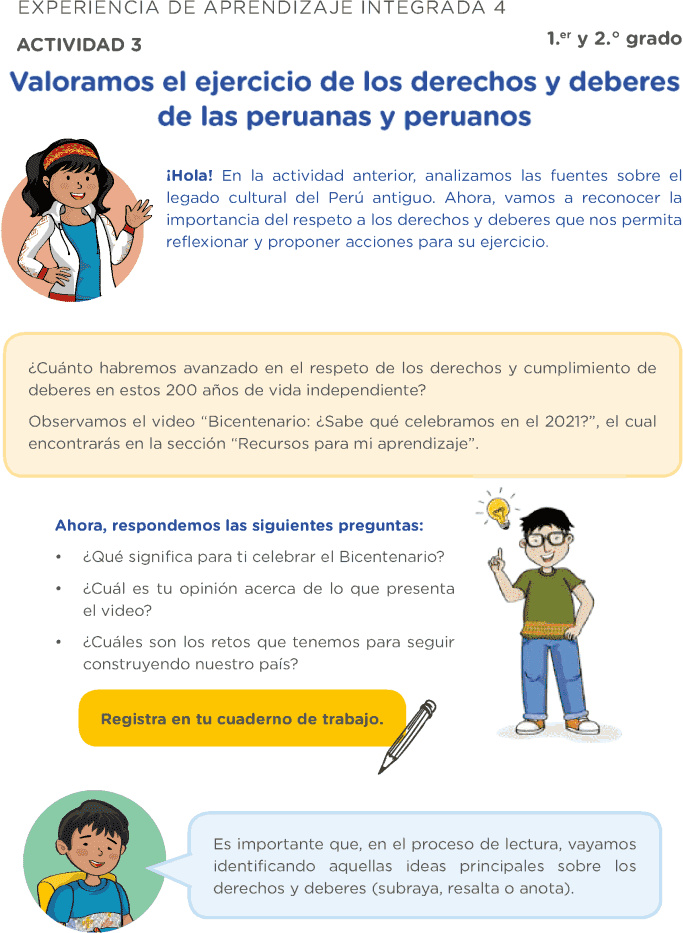 1RO 2DO ACTIVIDAD 3 EXPERIENCIA 4 DPCC APRENDO EN CASA PRIMERO SEGUNDO DE SECUNDARIA DESARROLLO ...