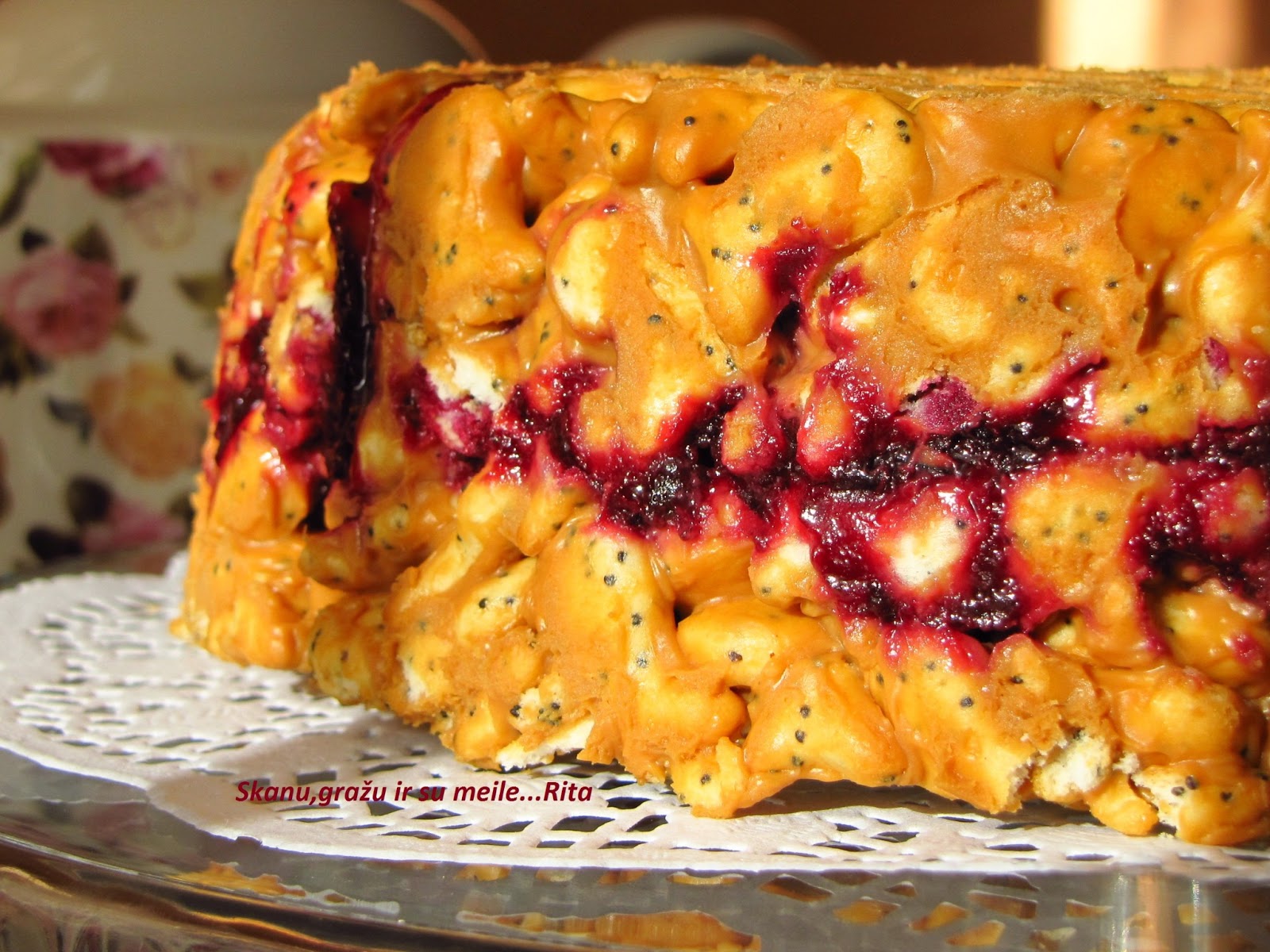 Ritos receptai : Krekerių tortas