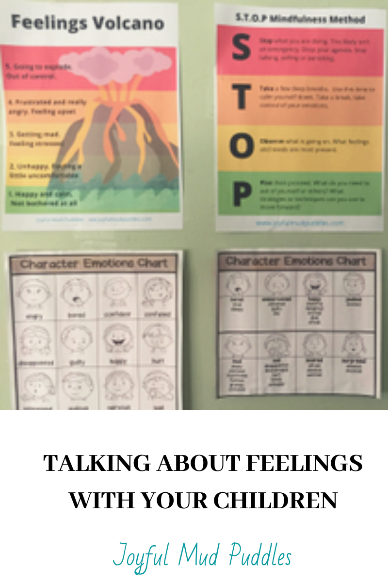 Talking about feelings with your children
