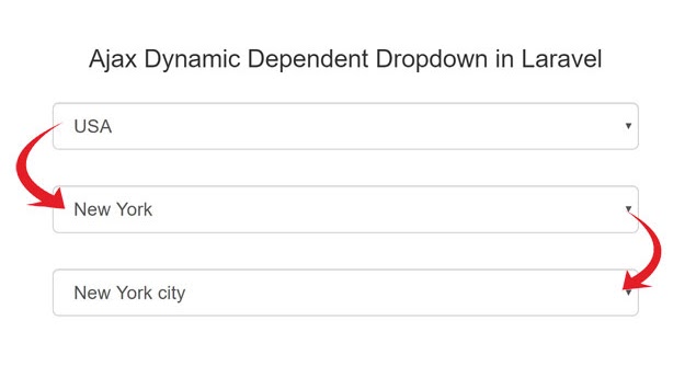 Ajax Dynamic Dependent Dropdown in Laravel | Webslesson Ajax Dynamic Dependent Dropdown in Laravel | Webslesson
