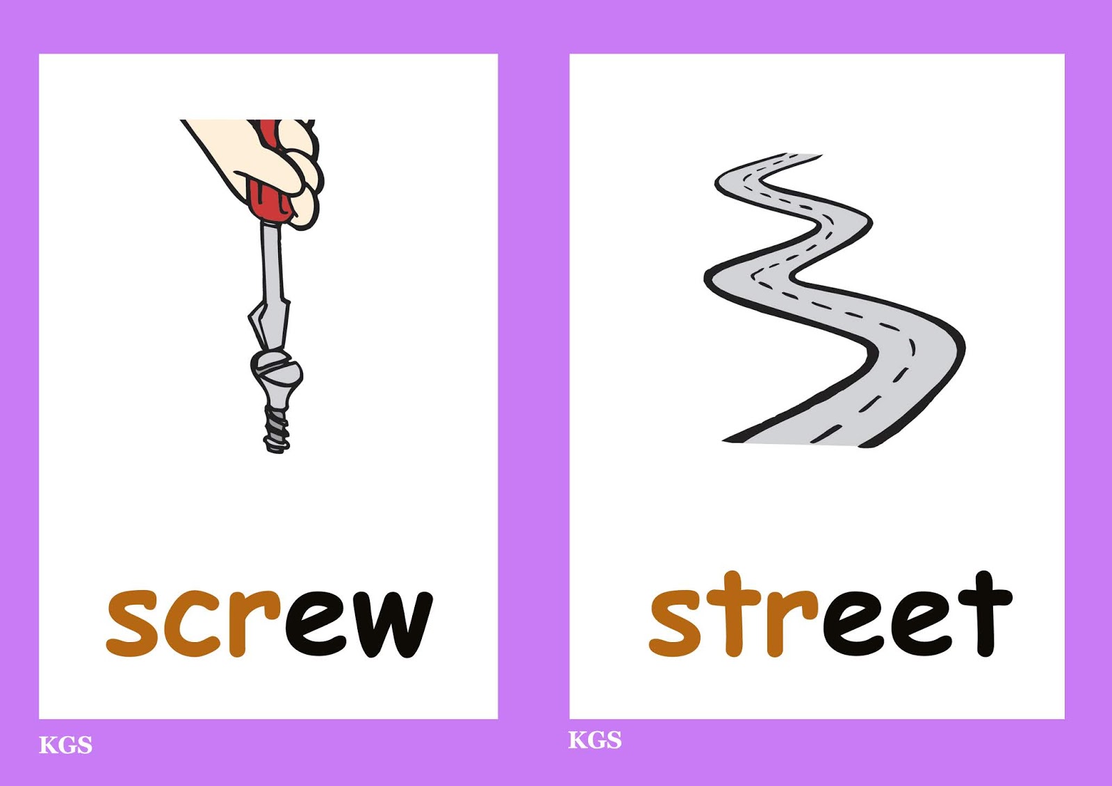 Kurd Genius School: Grade 3 Flash Cards