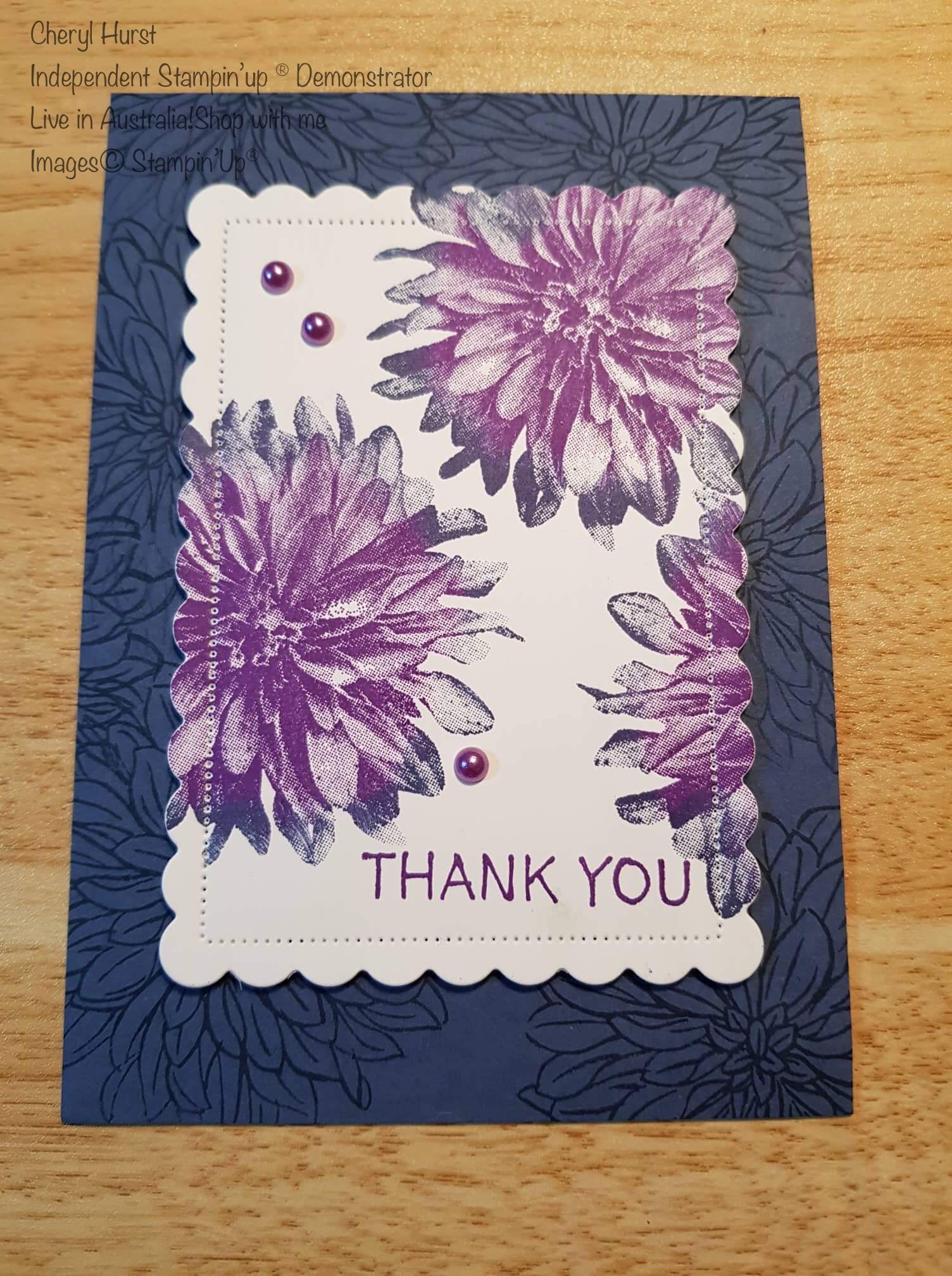 Cheryl Hurst: Delicate Dahlias Stamp Set