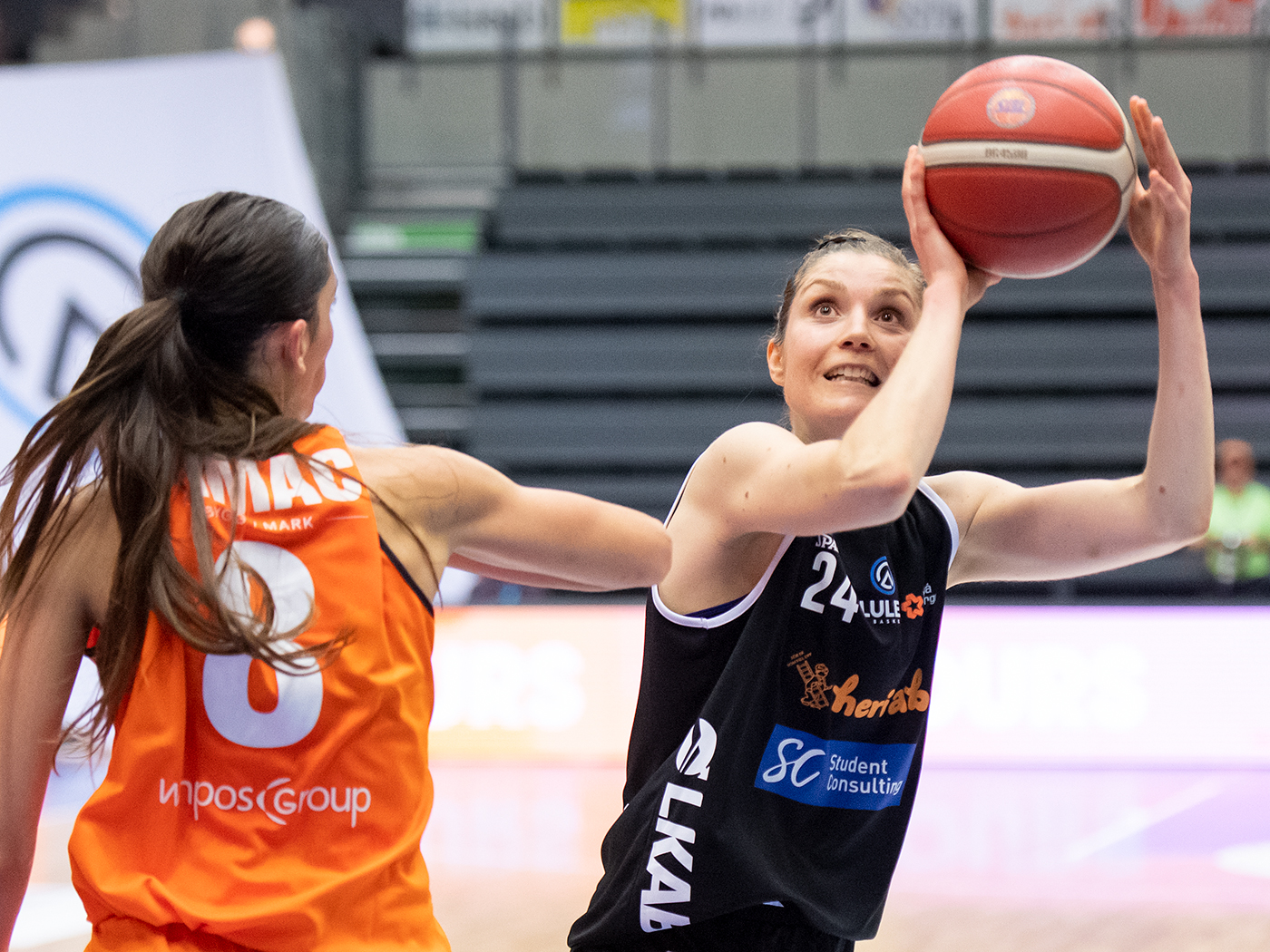 Ola Norén: Luleå Basket mot A3 Basket i Basketligan Dam