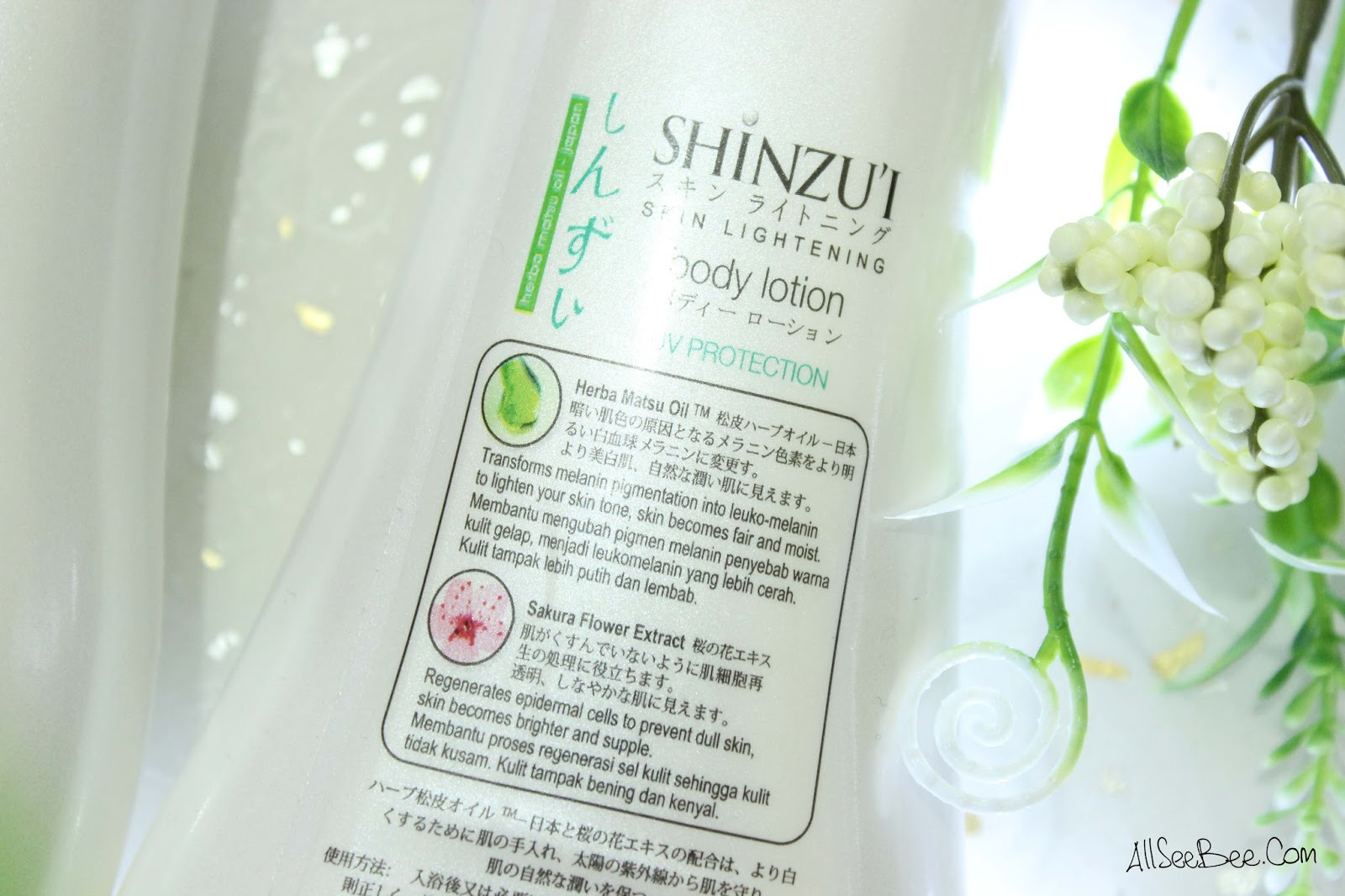 [Review] Shinzu'i Skin Lightening Body Lotion