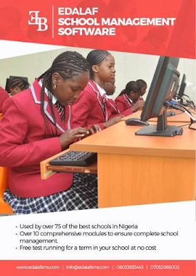 Edalaf SMS. Made in Nigeria, used by the best schools