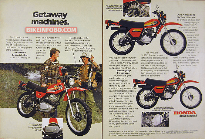 Honda XL185 Specifications, Review, Top Speed, Picture, Engine, Parts ...