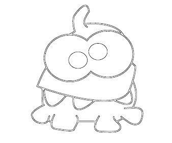 #2 Cut The Rope Coloring Page