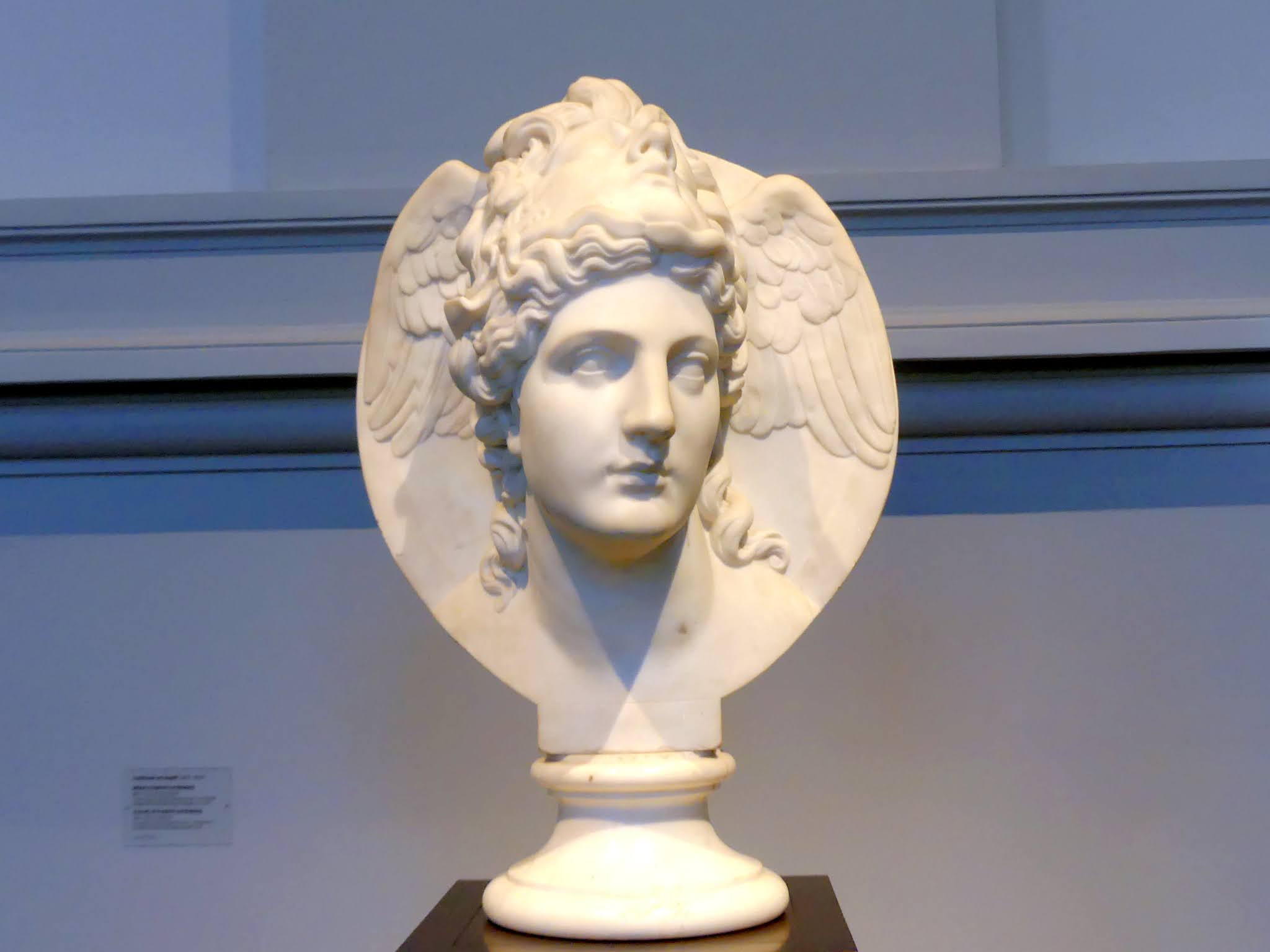Athena wearing the mask of Medusa by Ludwig von Schwanthaler 1840