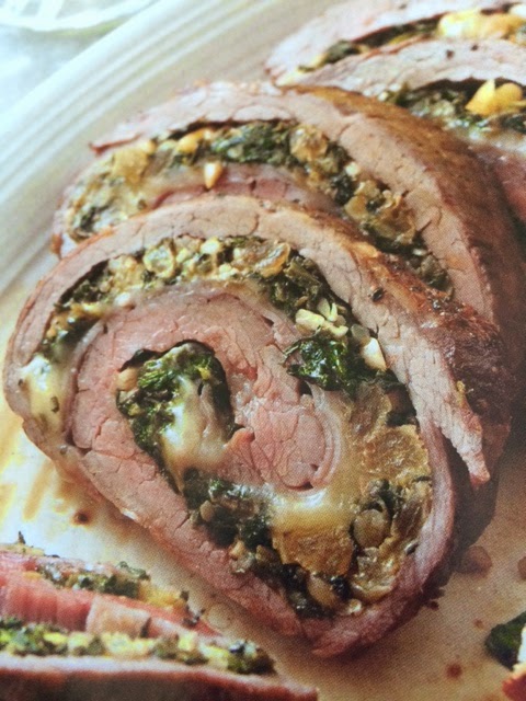 What's for dinner? Mom: Stuffed Flank Steak Roll