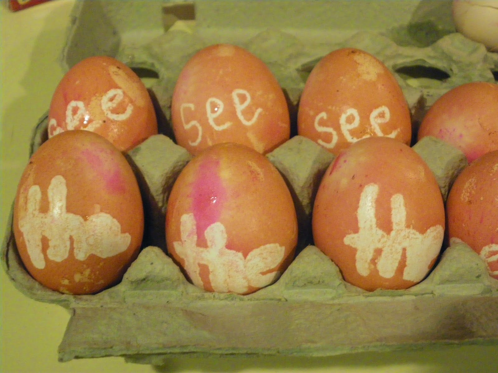 Reinforcing Sight Words with Easter Eggs