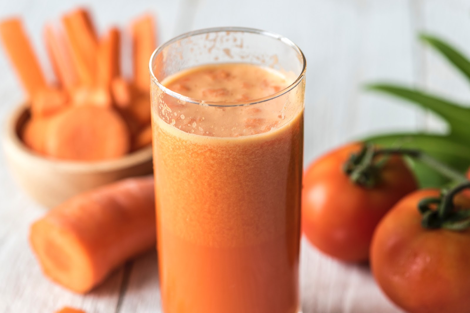 Jus de Carottes et Tomates | idee repas