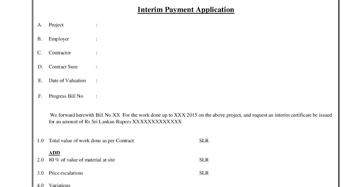 Learn civil engineering online: Terms related Interim Payment ...