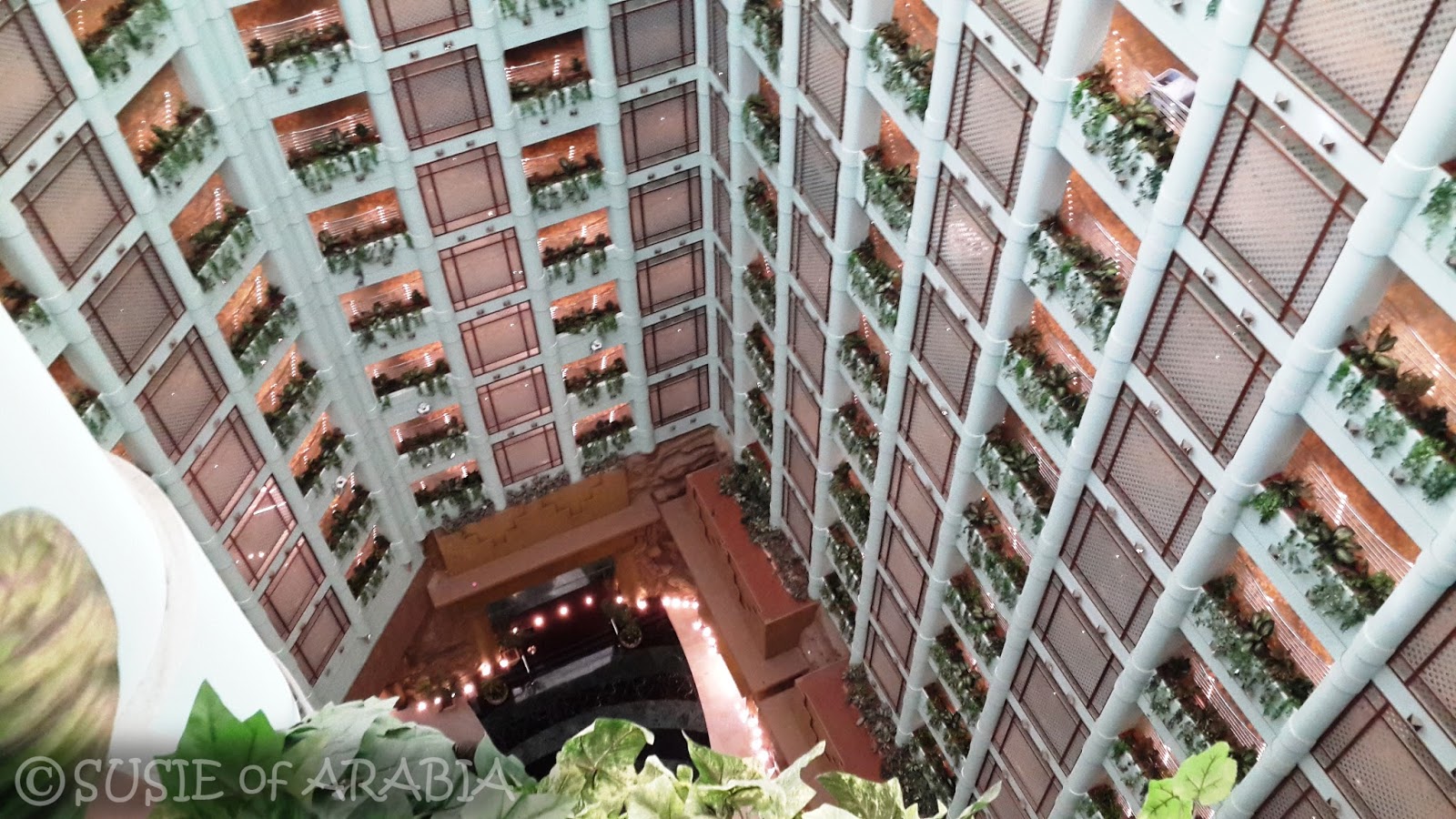 Jeddah Daily Photo: Jeddah Hilton Interior View from Above