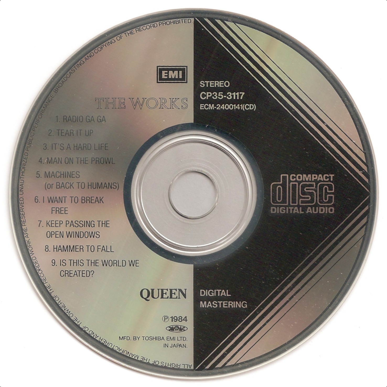 The First Pressing CD Collection: Queen - The Works