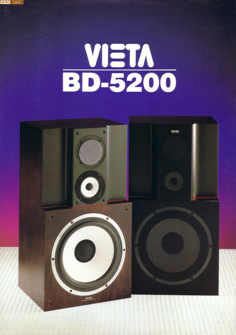 RetroVieta: Vieta BD-5200 - (Folleto / Características técnicas)