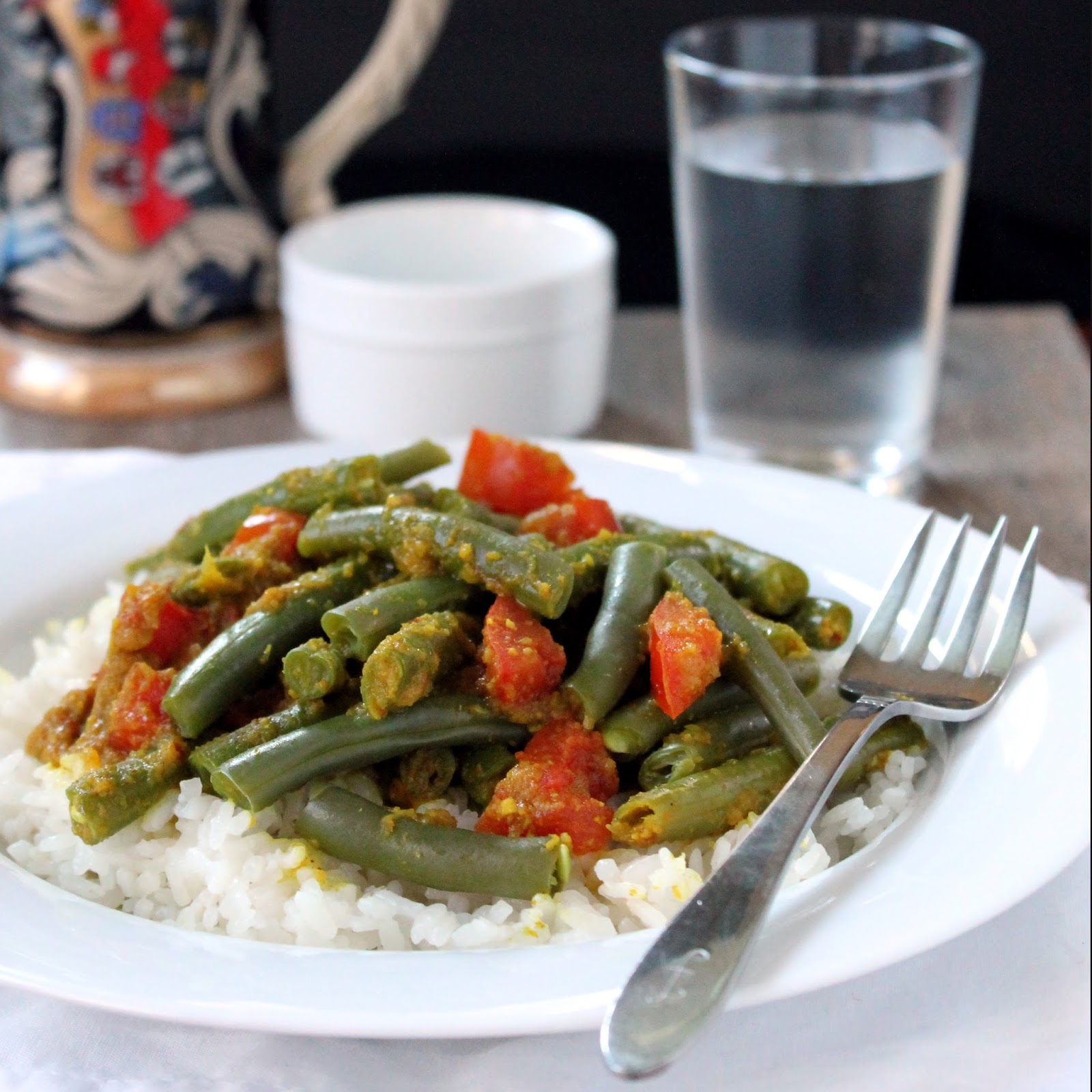 Indonesian Curried Green Beans - Cafe Delites