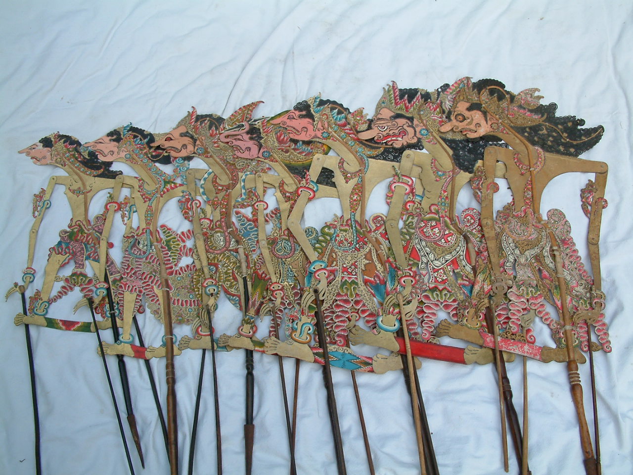 Sojourner Antiques: A complete set of Cirebon Wayang Purwa