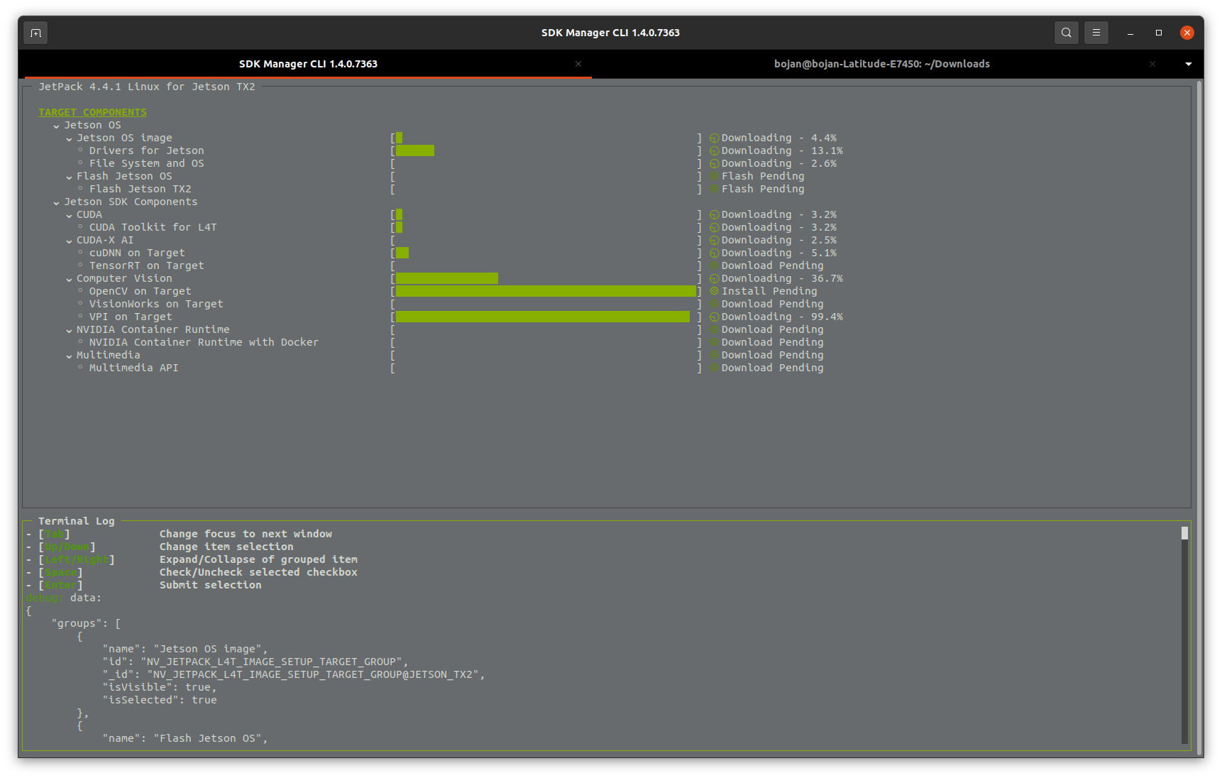 Installing JetPack on Jetson TX2 from NVIDIA SDK Manager Docker ...
