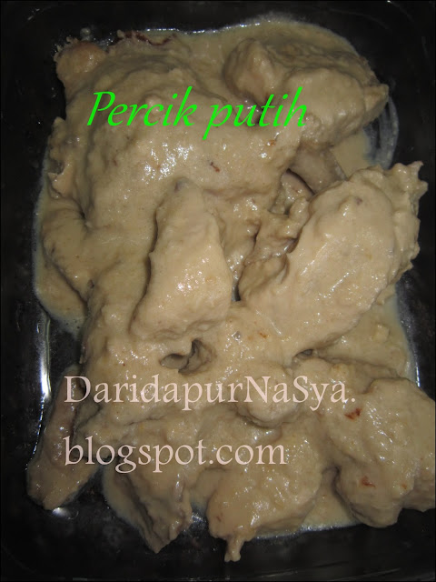 Dari Dapur NaSya: Ayam percik putih