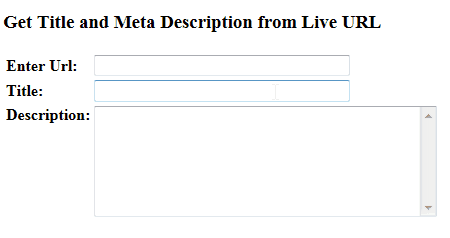 Get Title and Description of URL in Asp.net Like Facebook - ASP.NET,C# ...