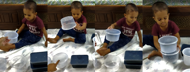 Match the containers