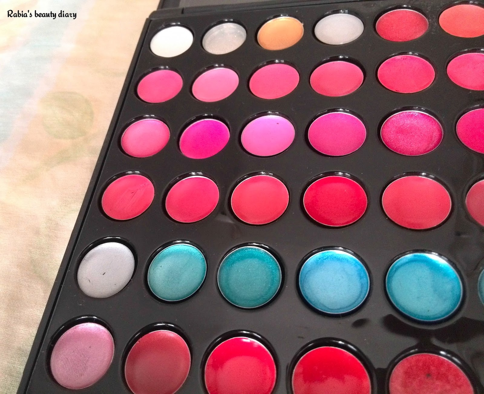 Rabia's beauty diary: 66 Lip Palette Review and Swatches