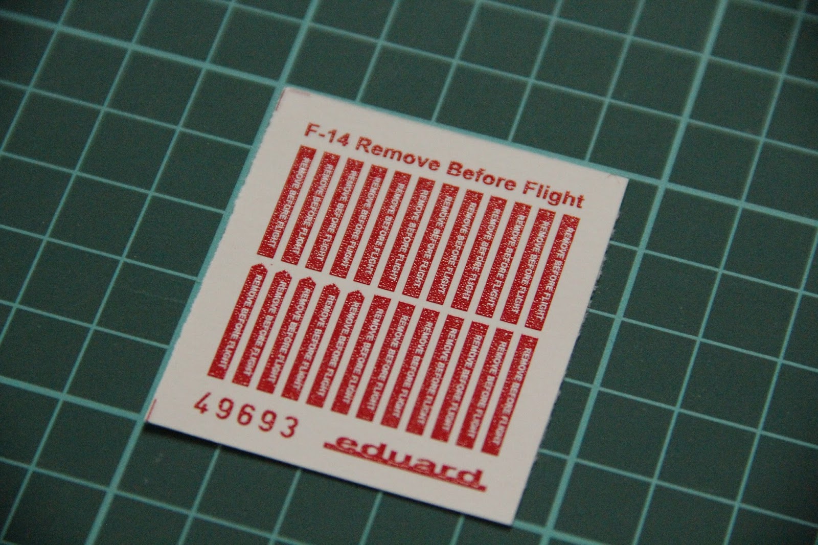 Eduard 1/48 F-14 Remove Before Flight Super Fabric (49693 ...