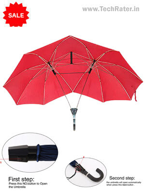 Dual Couple Umbrella :1 umbrella for two people
