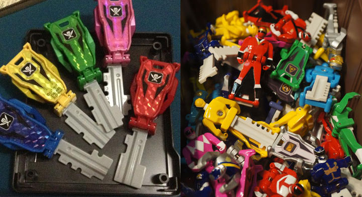 X: Just how different are the Super Megaforce Ranger Keys?