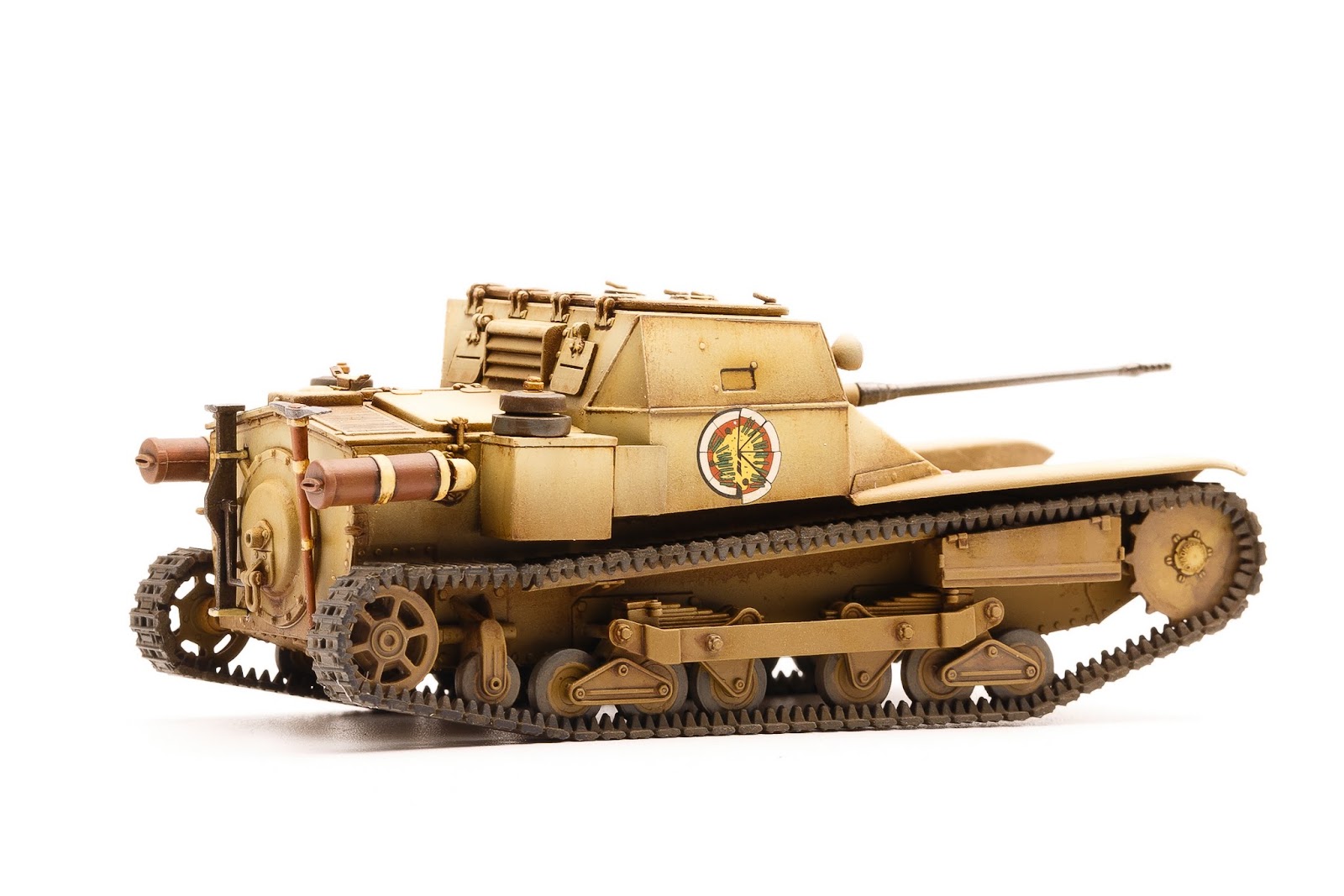 LST MODEL WORK: 1/35 Bronco Carro Armato L35 w/ S18-1100 20mm anti-tank ...