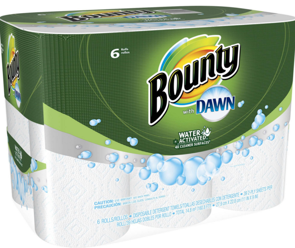 Target Deals: Bounty + Dawn Paper Towels $3.63 Per Pack (Normally $12.79!)