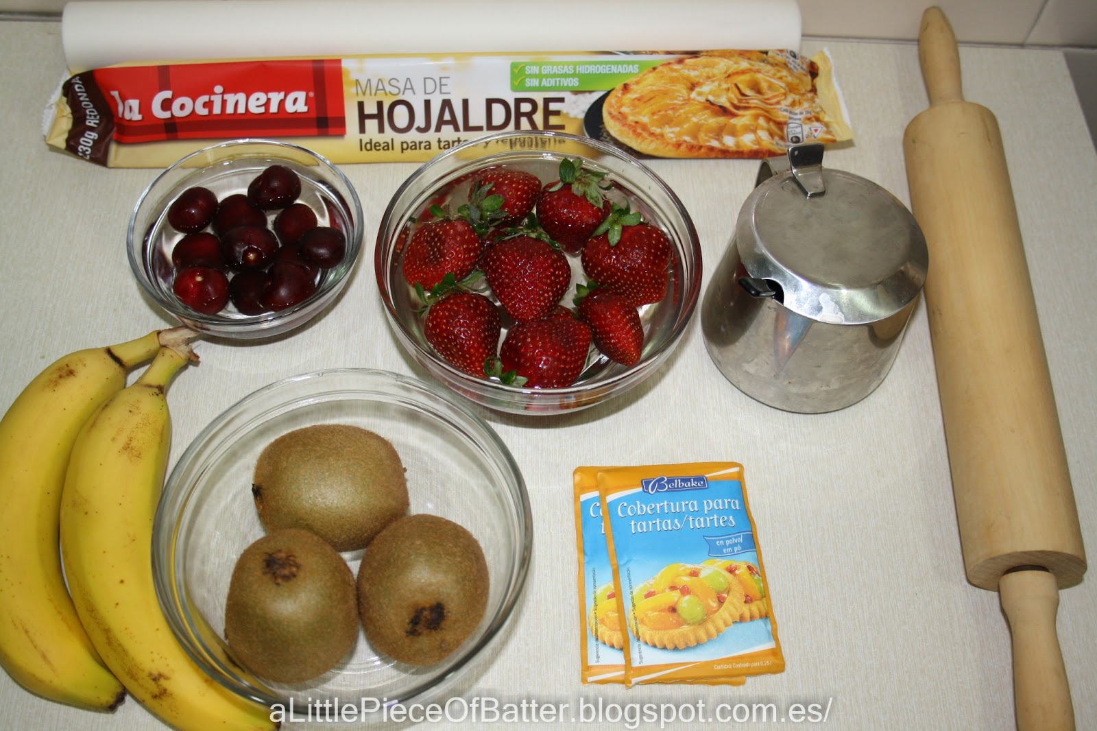 A Little Piece of Batter: Tarta de frutas y crema pastelera A Little Piece of Batter: Tarta de frutas y crema pastelera