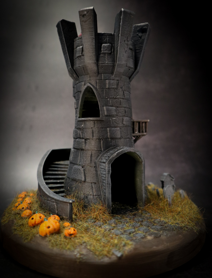 The Haunted Tower | The3Dprinting 3D print Dioramas, Models and Props