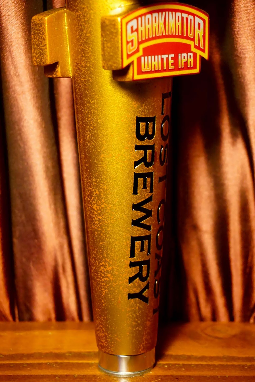 Tap Handle #615: Lost Coast - Sharkinator White IPA (Version 2)