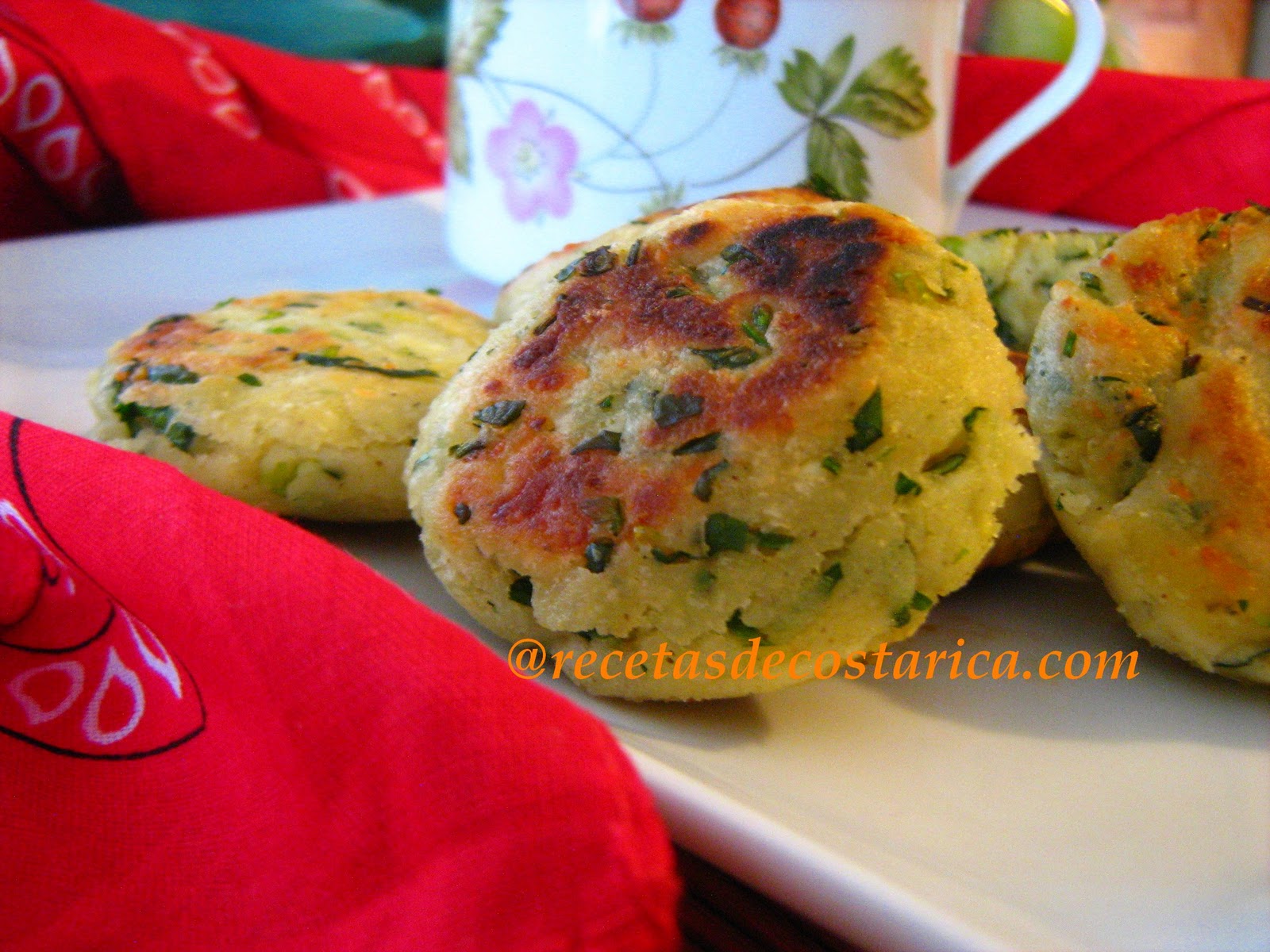 Cocina Costarricense: tortas de culantro