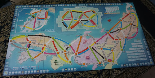 Hiew's Boardgame Blog: Ticket To Ride: Japan