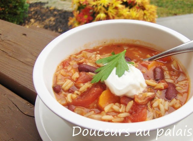 Soupe aux haricots rouges et au bacon