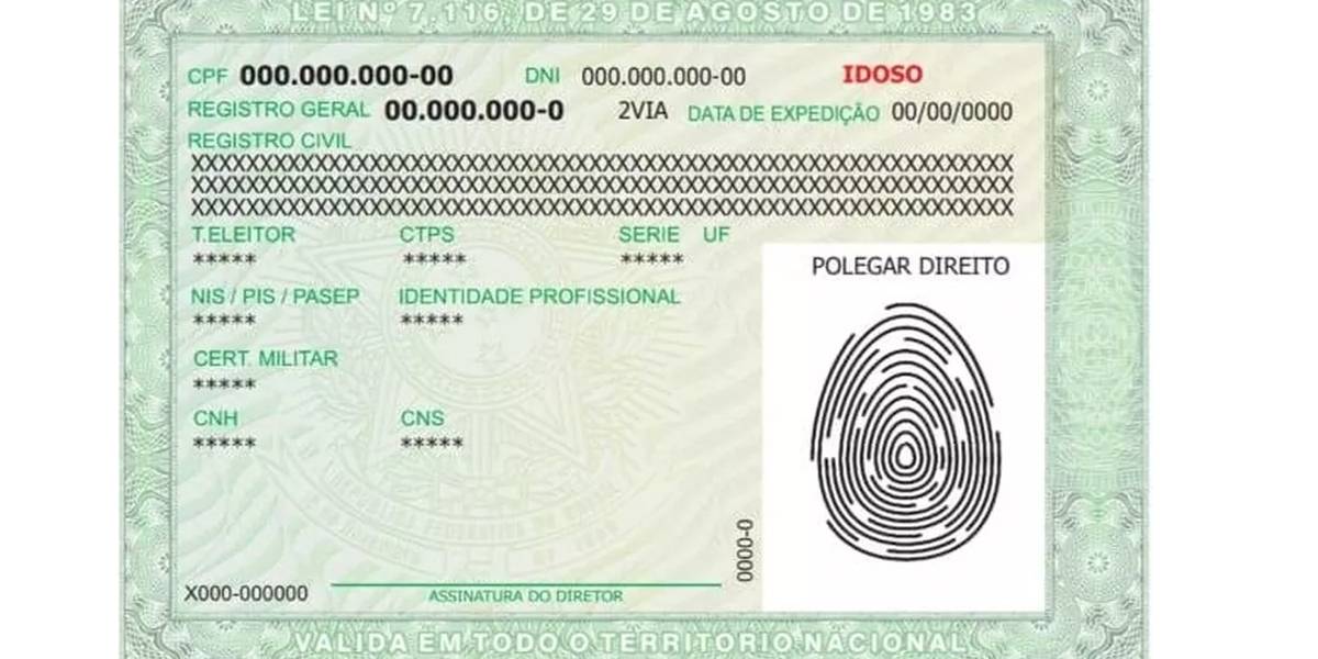 Estado de São Paulo passa a emitir novo modelo de RG a partir desta terça