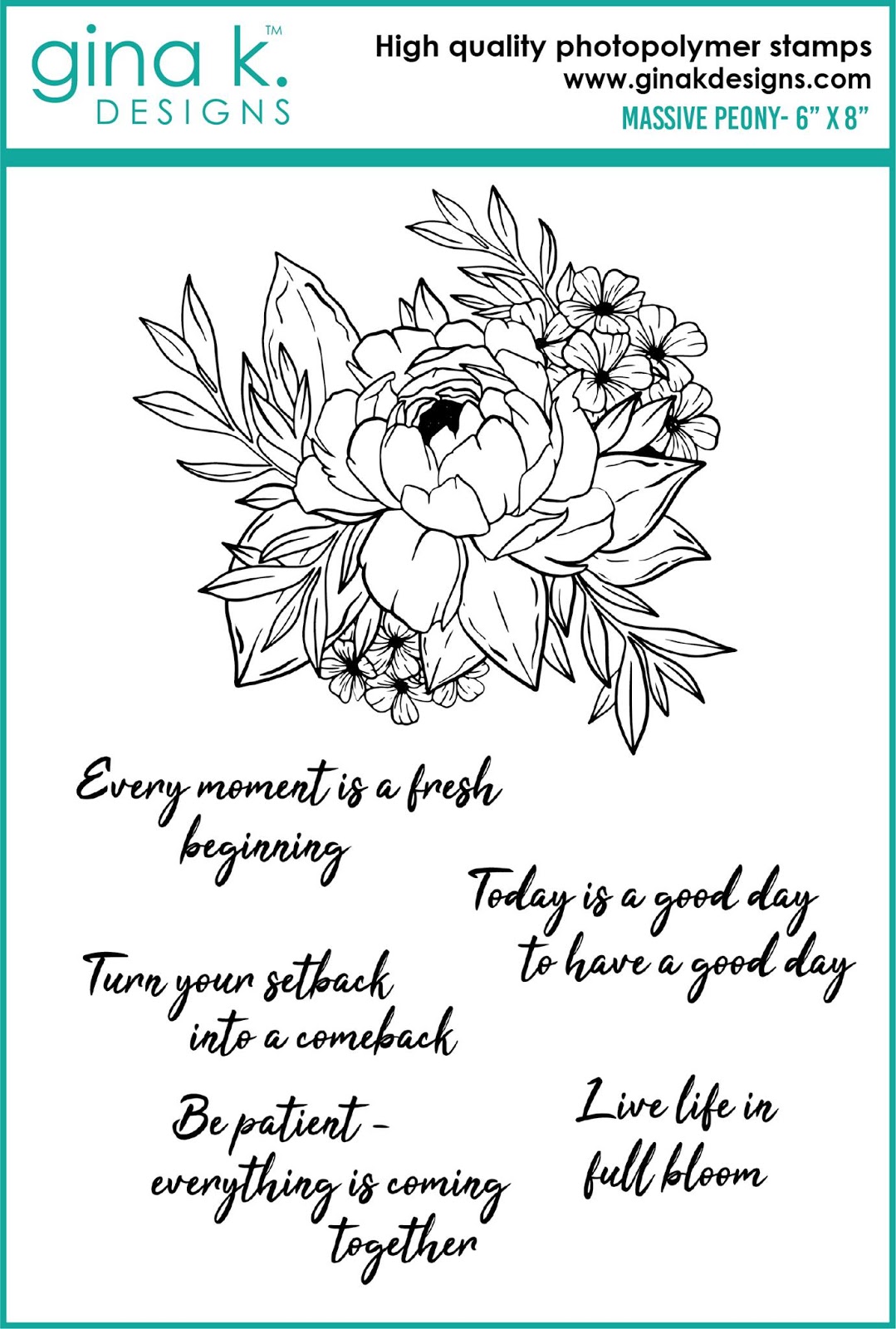 Paper Panache: Gina K. Designs January Release Blog Hop - Day 2