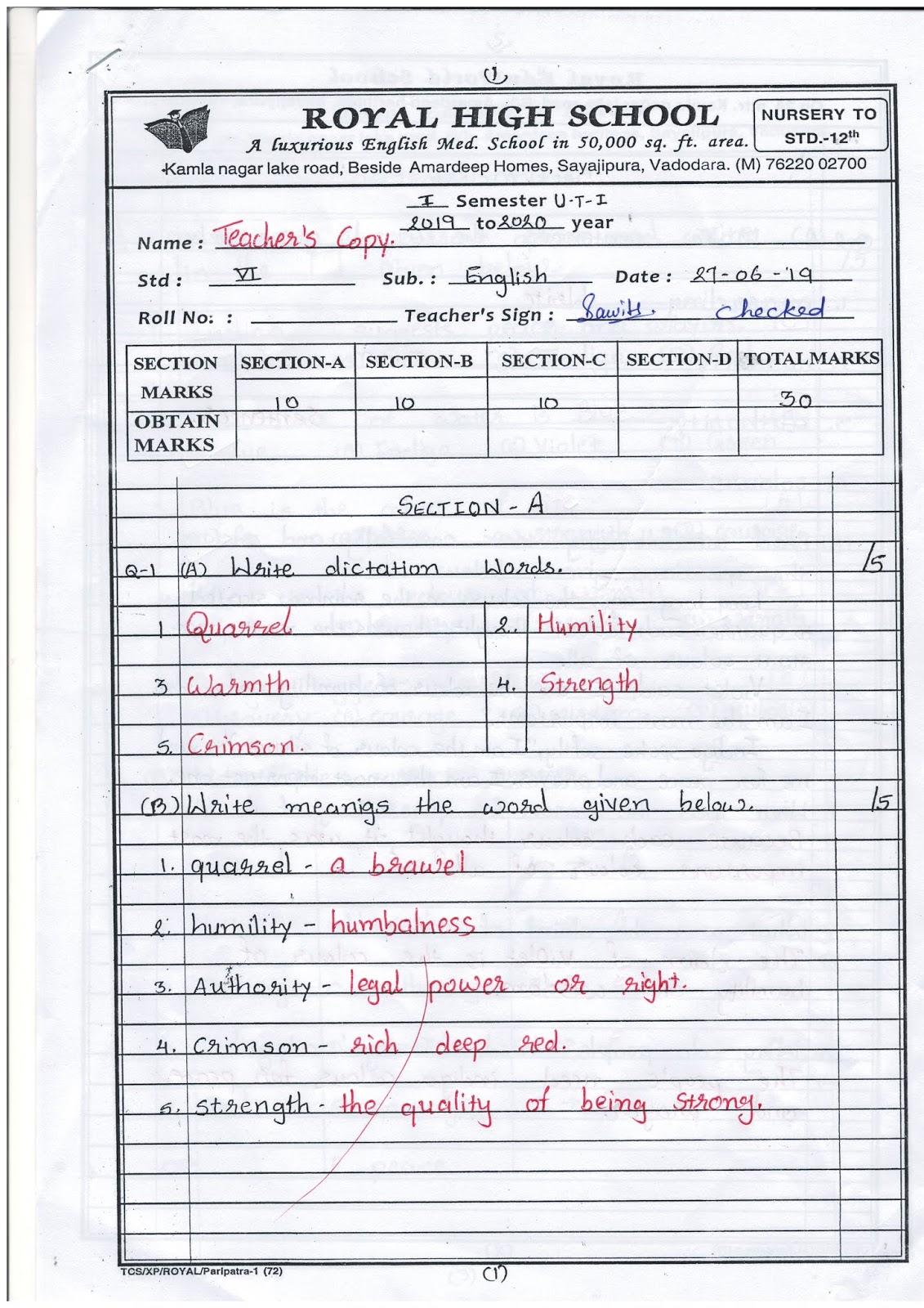 6th Standard Unit Test Paper English 27 06 2019 6th-standard-unit-test-paper-english-27-06-2019