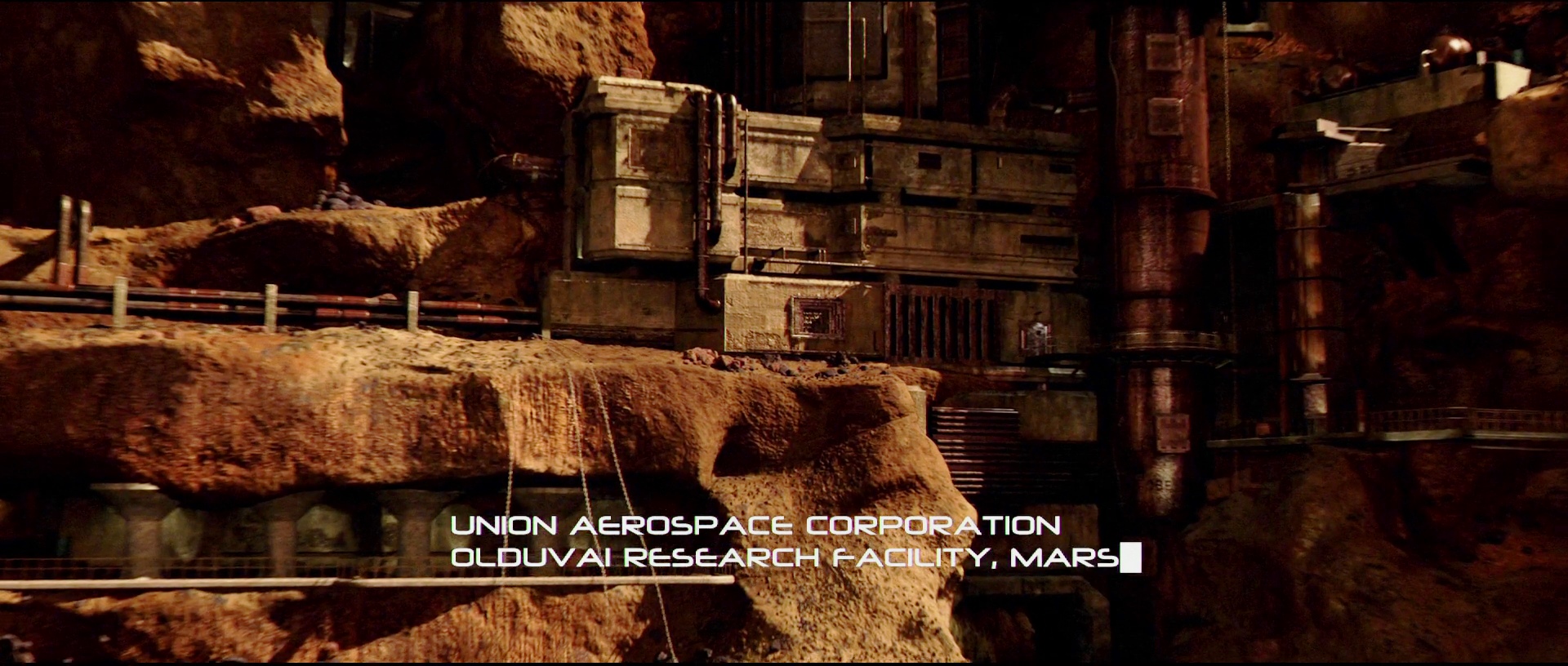 Mars base exteriors from Doom (2005) movie | human Mars