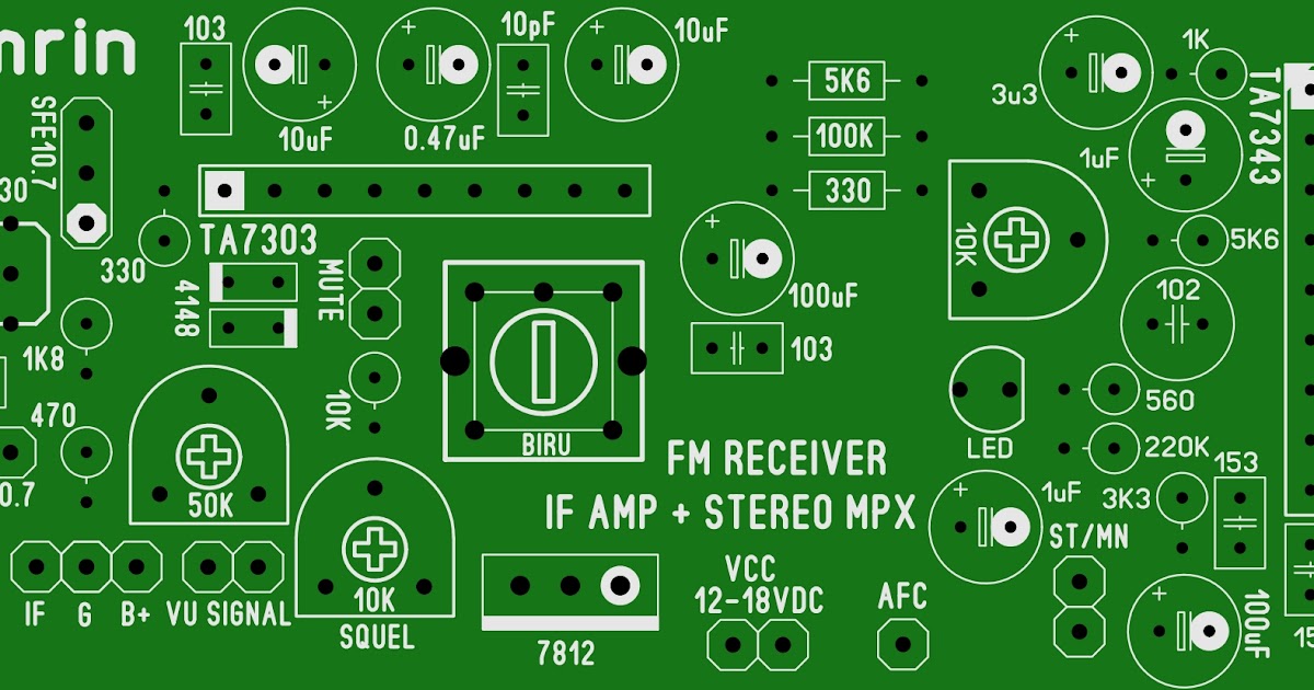 omrin: Skema Radio Penerima FM/ FM Receiver TA7303 TA7343