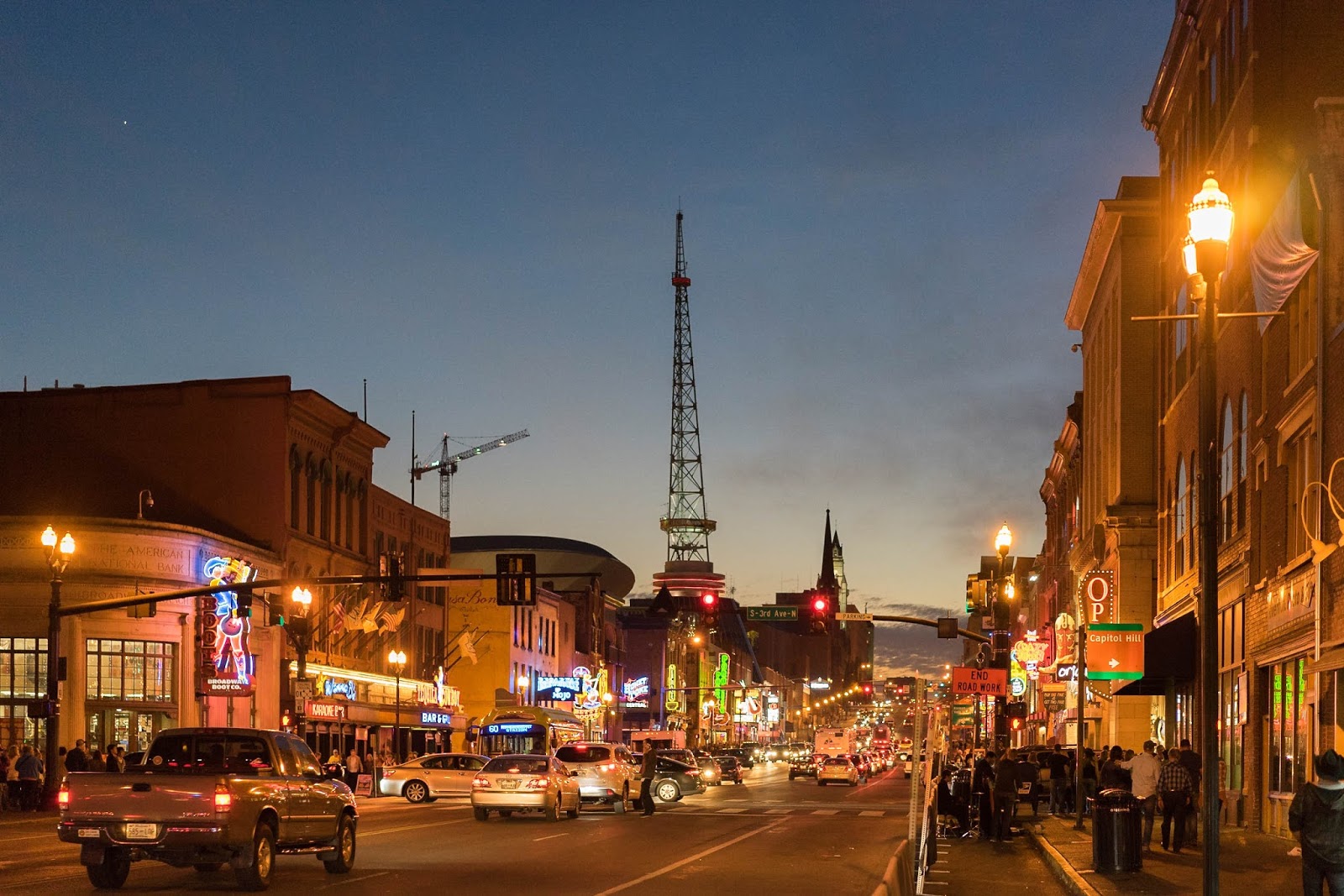 Shot of the Day: Nashville Street Scene at Night