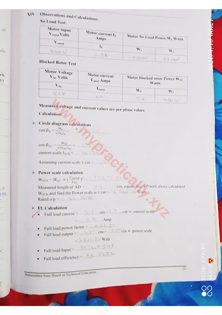 22625 Maintenance of electrical equipments Solved Lab Manual Answers ...