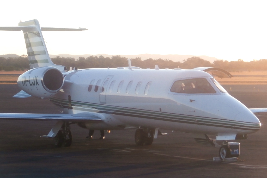 Central Queensland Plane Spotting: Jet City (Melbourne) Learjet 45 ...