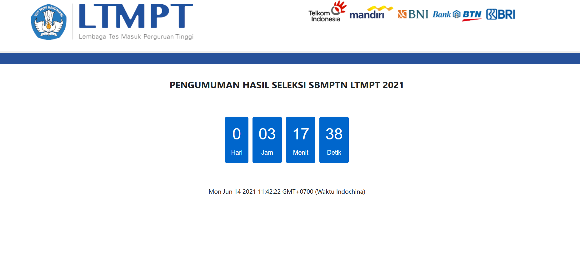 Link Pengumuman Hasil SBMPTN 2021 - Madiunpedia