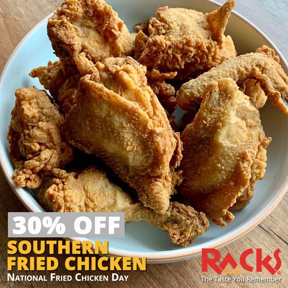 Manila Shopper: Racks Southern Fried Chicken Promo: July 2020
