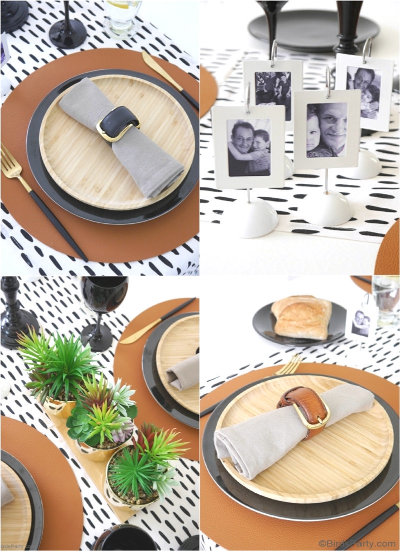 Father's Day Masculine Tablescape Ideas - Party Ideas | Party ...